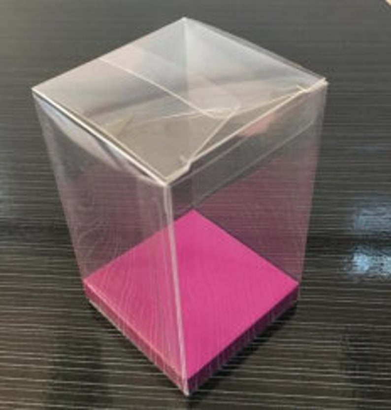 Folding Disassembled Box Transparent Gift Boxes With Inner | Etsy
