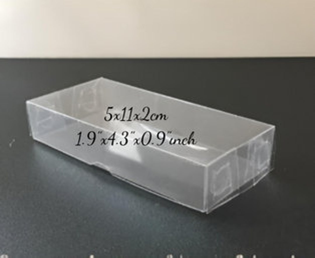 Folding Disassembled Box Transparent Boxes With Lids - 1.98"x4.33"x0.98 ...