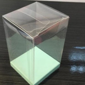 Folding Disassembled Box Transparent Gift Boxes With Inner Riser, 10 ...