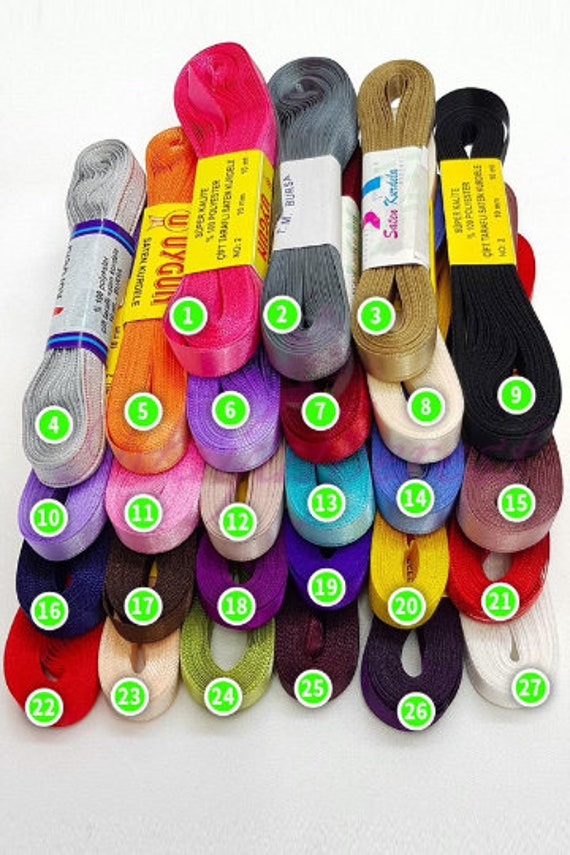 Satin Ribbon is 1 Cm Wide and 10 Meters Roll | Etsy