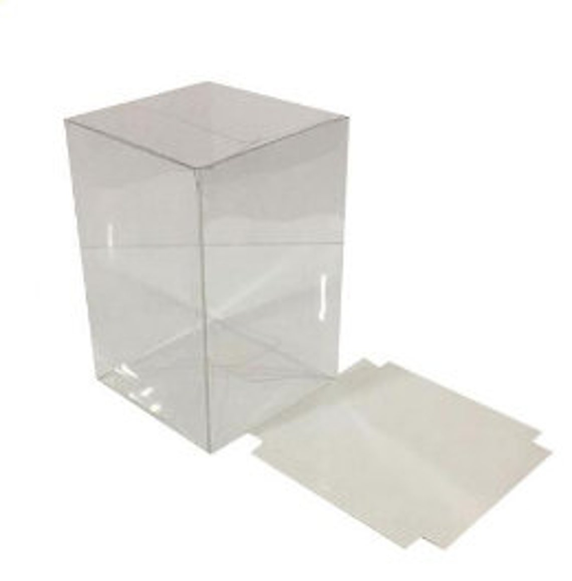 Transparent Gift Boxes With Inner Riser, 10 Pieces, 6x6x8 Cm - 2.34 "x2 ...