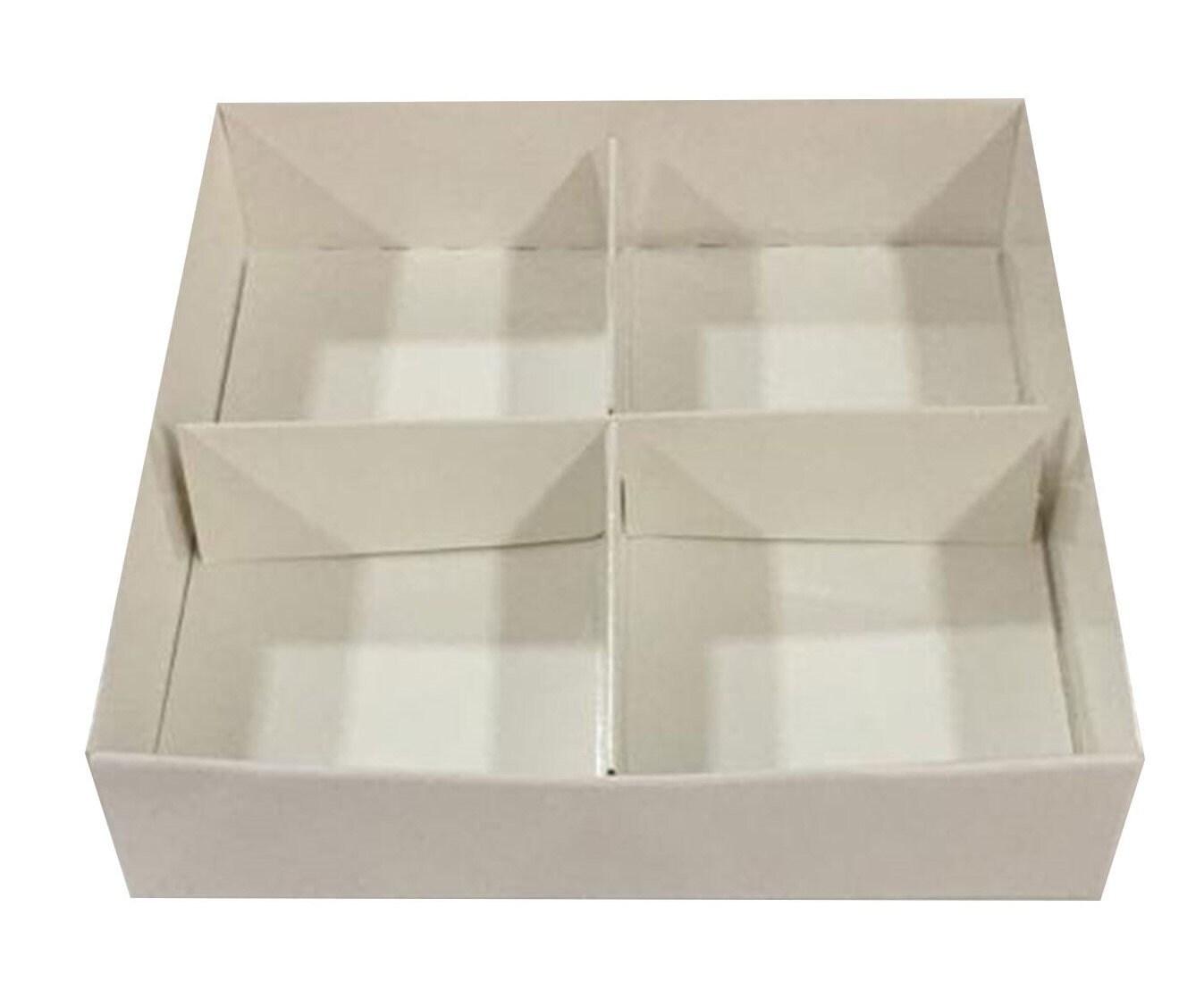 Folding Disassembled Box 15x15x3 Cm - 5.9"x5.9"x1.18" Inch Dimension 4 ...