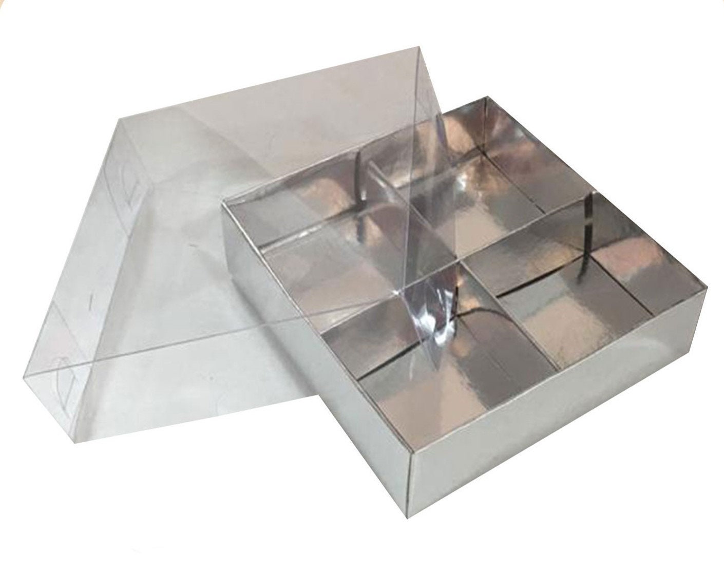 Folding Disassembled Box 15x15x3 Cm - 5.9"x5.9"x1.18" Inch Dimension 4 ...