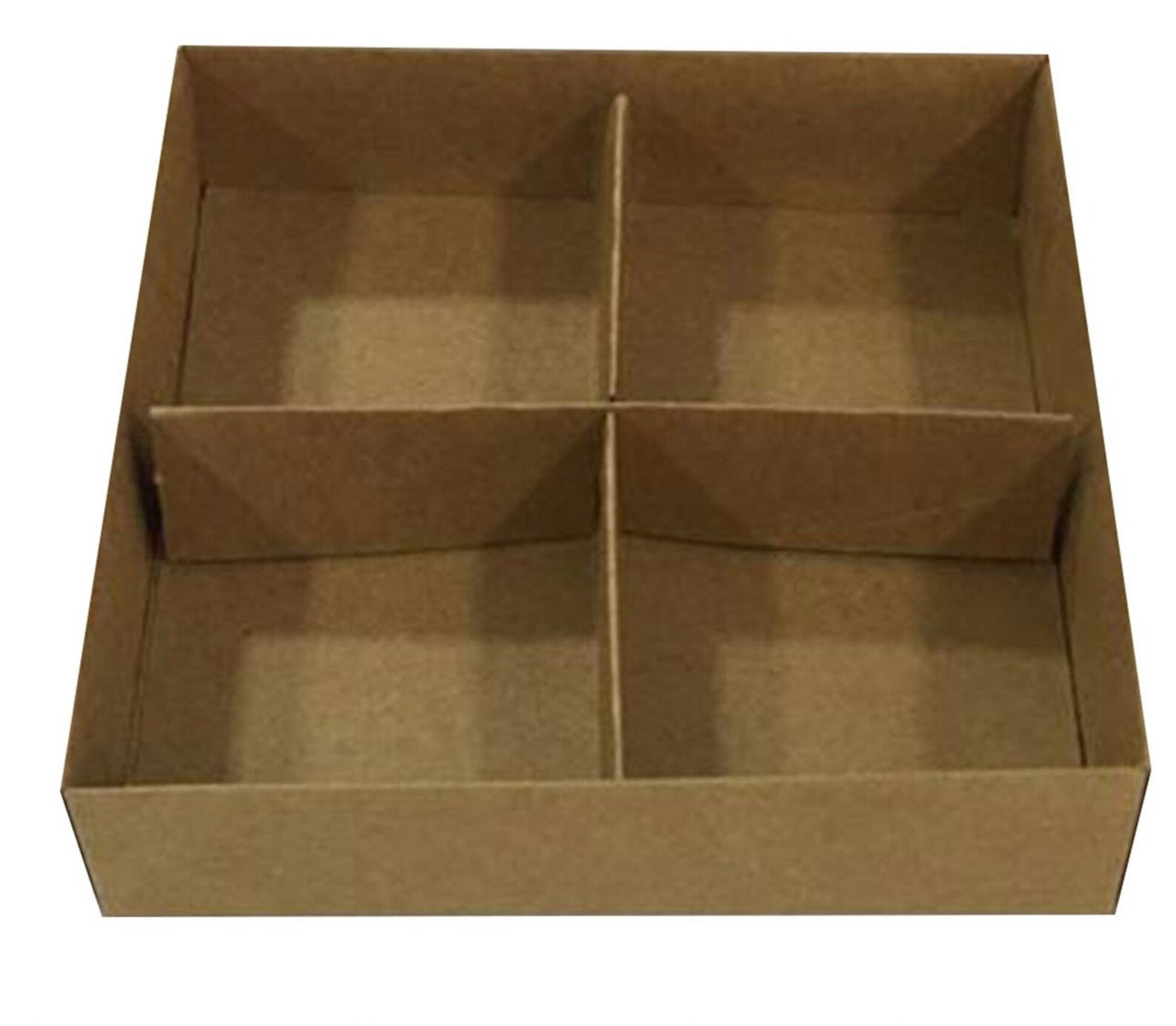 Folding Disassembled Box 15x15x3 Cm - 5.9"x5.9"x1.18" Inch Dimension 4 ...