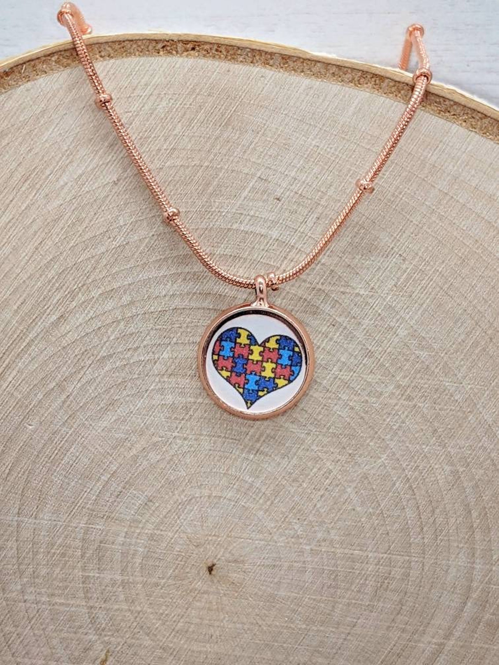 Autism Jewelry Autism Awareness Autism Necklace Autism | Etsy