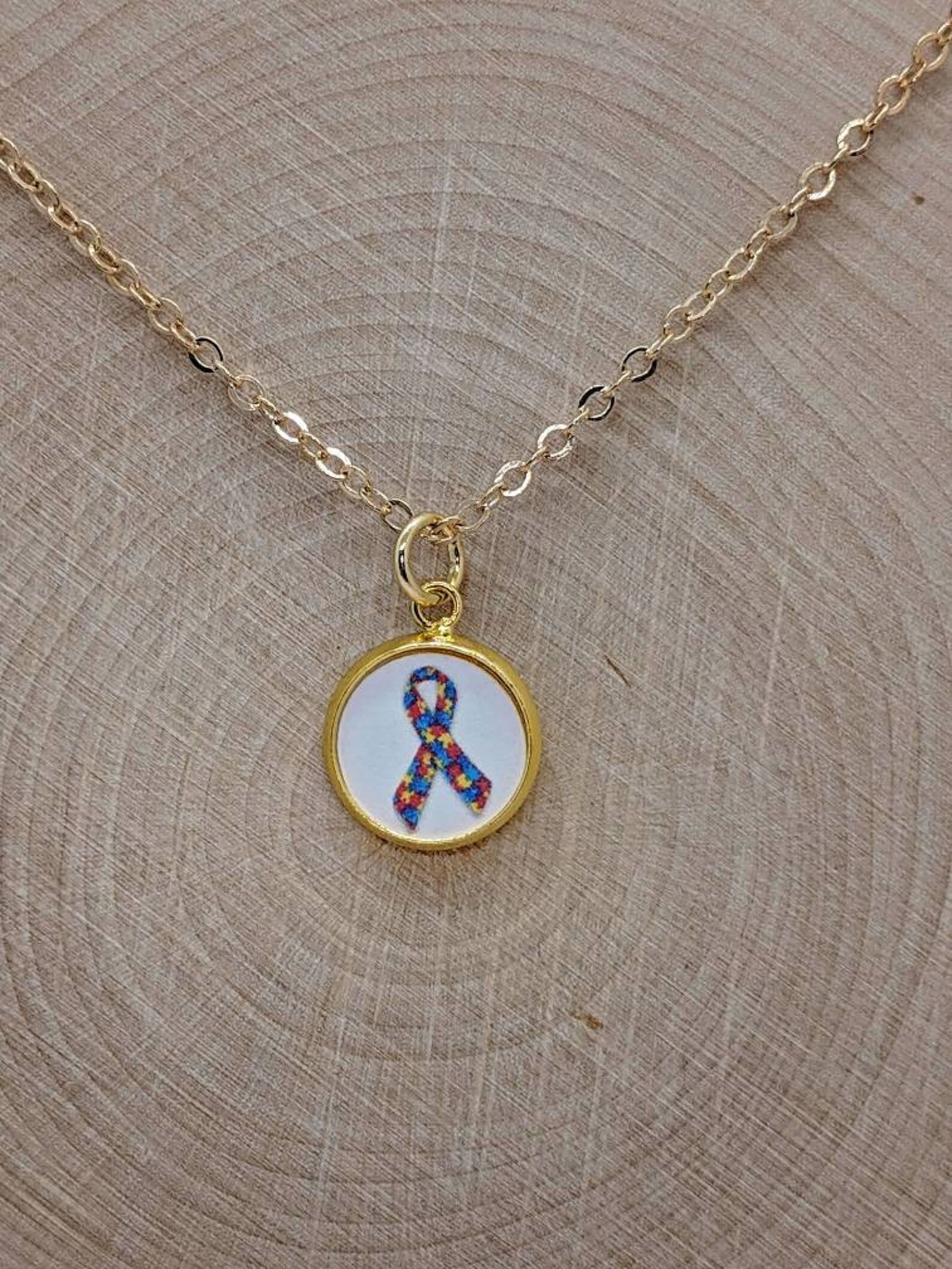 Autism Jewelry Autism Awareness Autism Necklace Autism | Etsy
