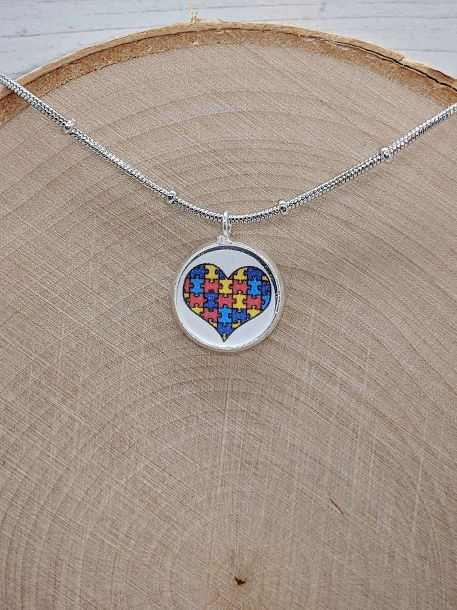 Autism Jewelry Autism Awareness Autism Necklace Autism | Etsy