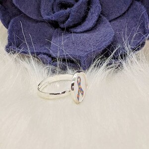Autism Awareness Rings, Ribbon Ring, Heart Ring, Puzzle Piece Jewelry ...