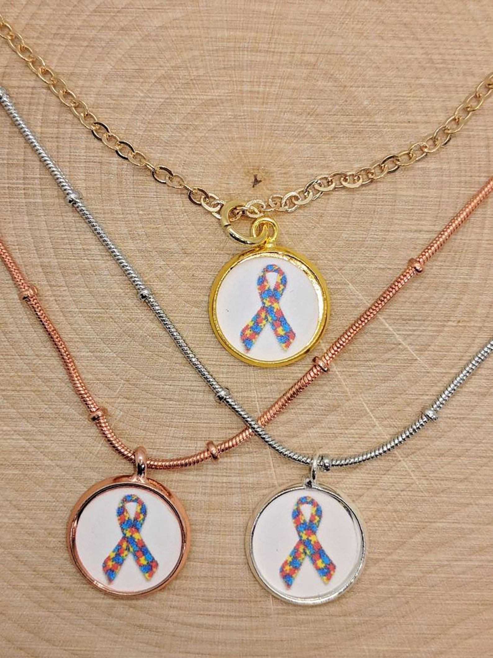Autism Jewelry Autism Awareness Autism Necklace Autism | Etsy