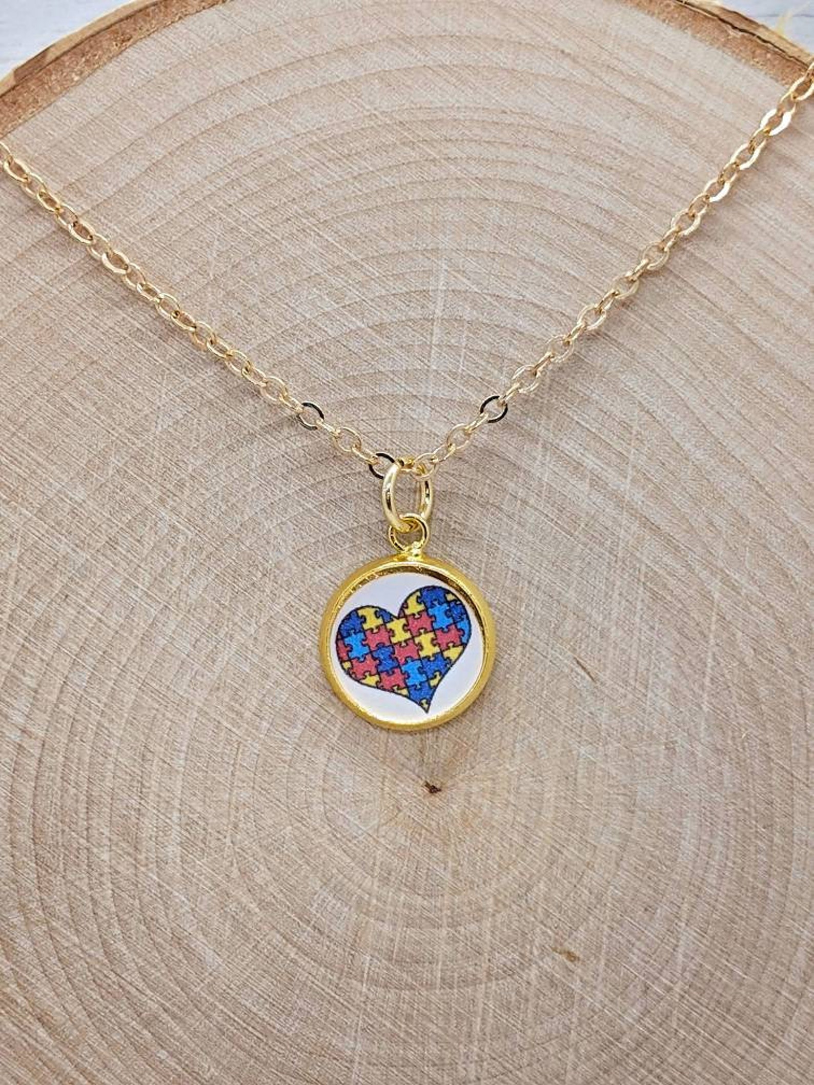 Autism Jewelry Autism Awareness Autism Necklace Autism | Etsy