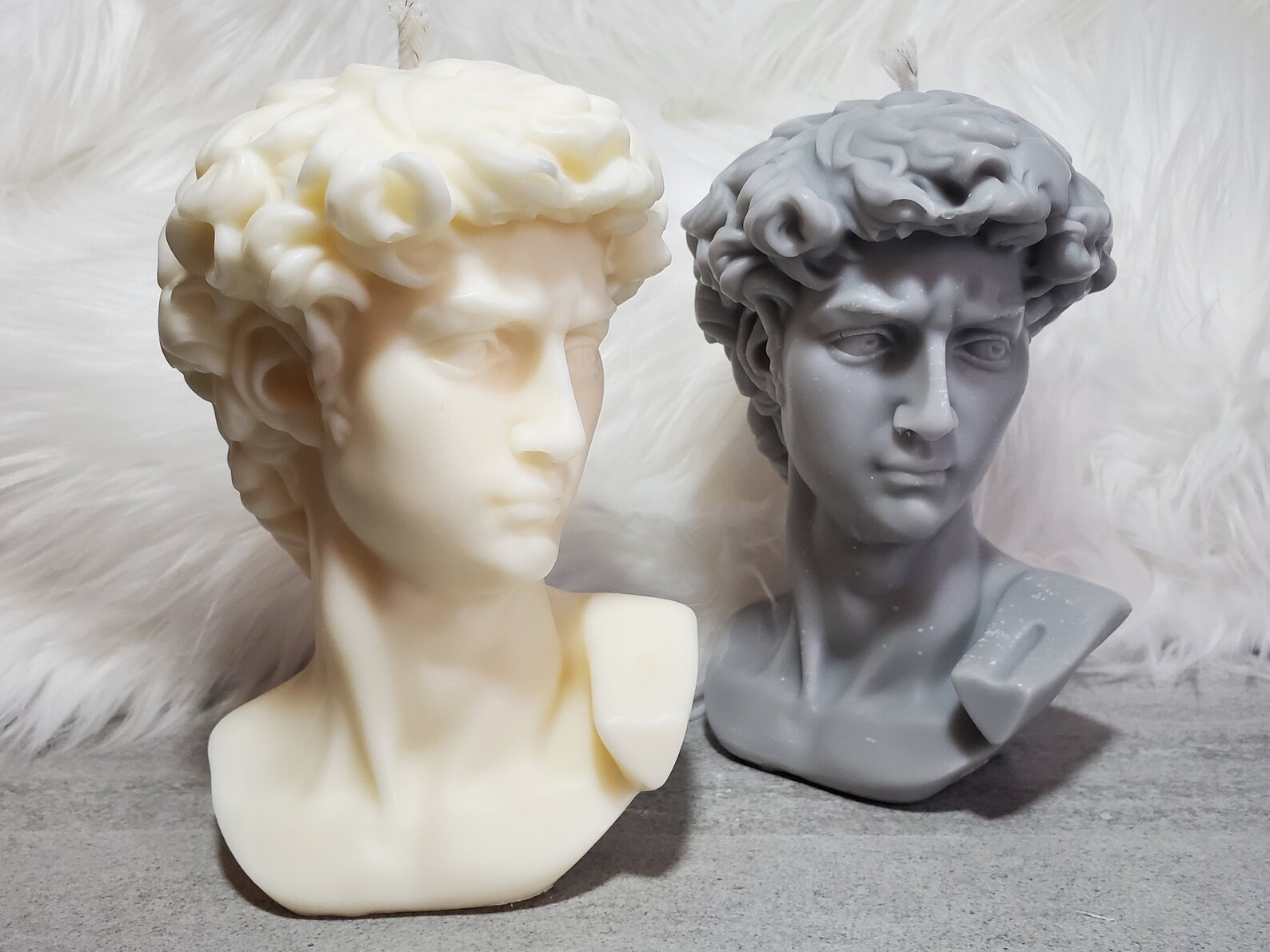 David Bust Statue Candle Large: Custom Scent and Color, 100% Soy Wax ...