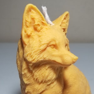 Large Fox Shaped Candle: Custom Scent and Color, Soy Wax - Etsy