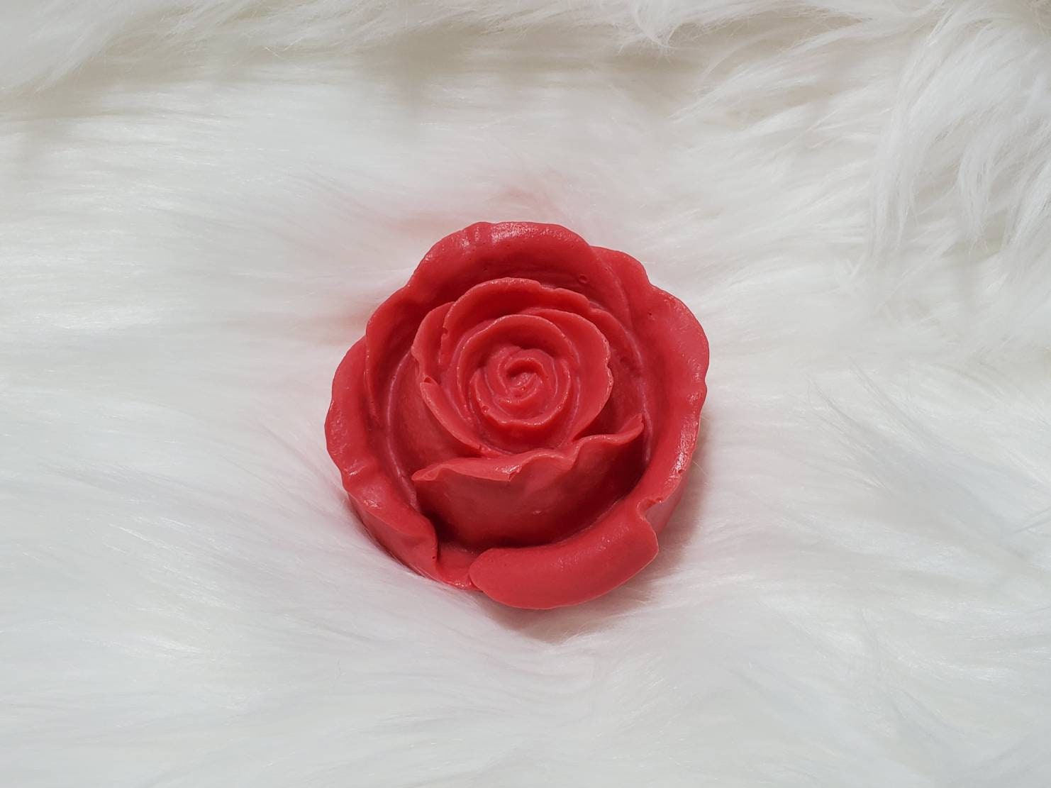 Rose Flower Shaped Soap: Custom Scent and Color Donkey Milk - Etsy