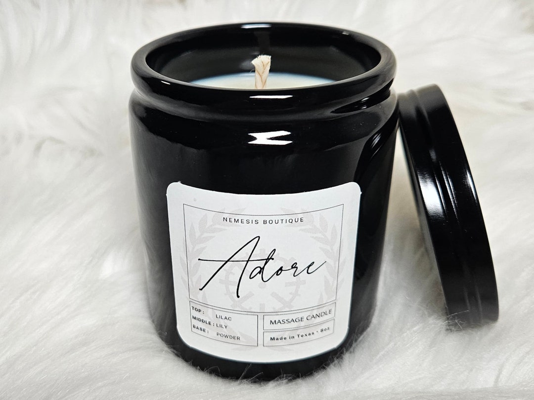 Adore Massage Candle, 8oz, Wax Play, Lilac. - Etsy