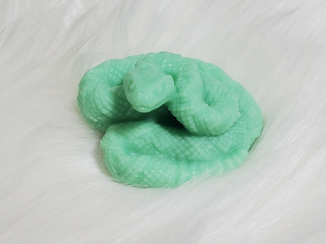 Snake Shaped Soap: Custom Color and Scent, Donkey Milk Soap Base. - Etsy