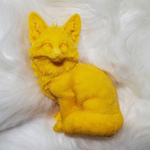 Large Fox Shaped Candle: Custom Scent and Color, Soy Wax - Etsy