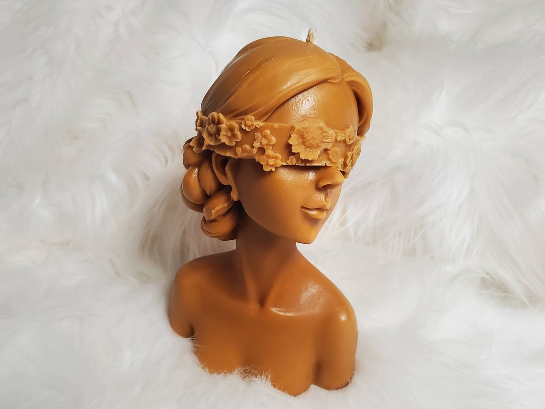 Blindfolded Beauty Candle Large: Custom Scent and Color, 100% Soy Wax ...