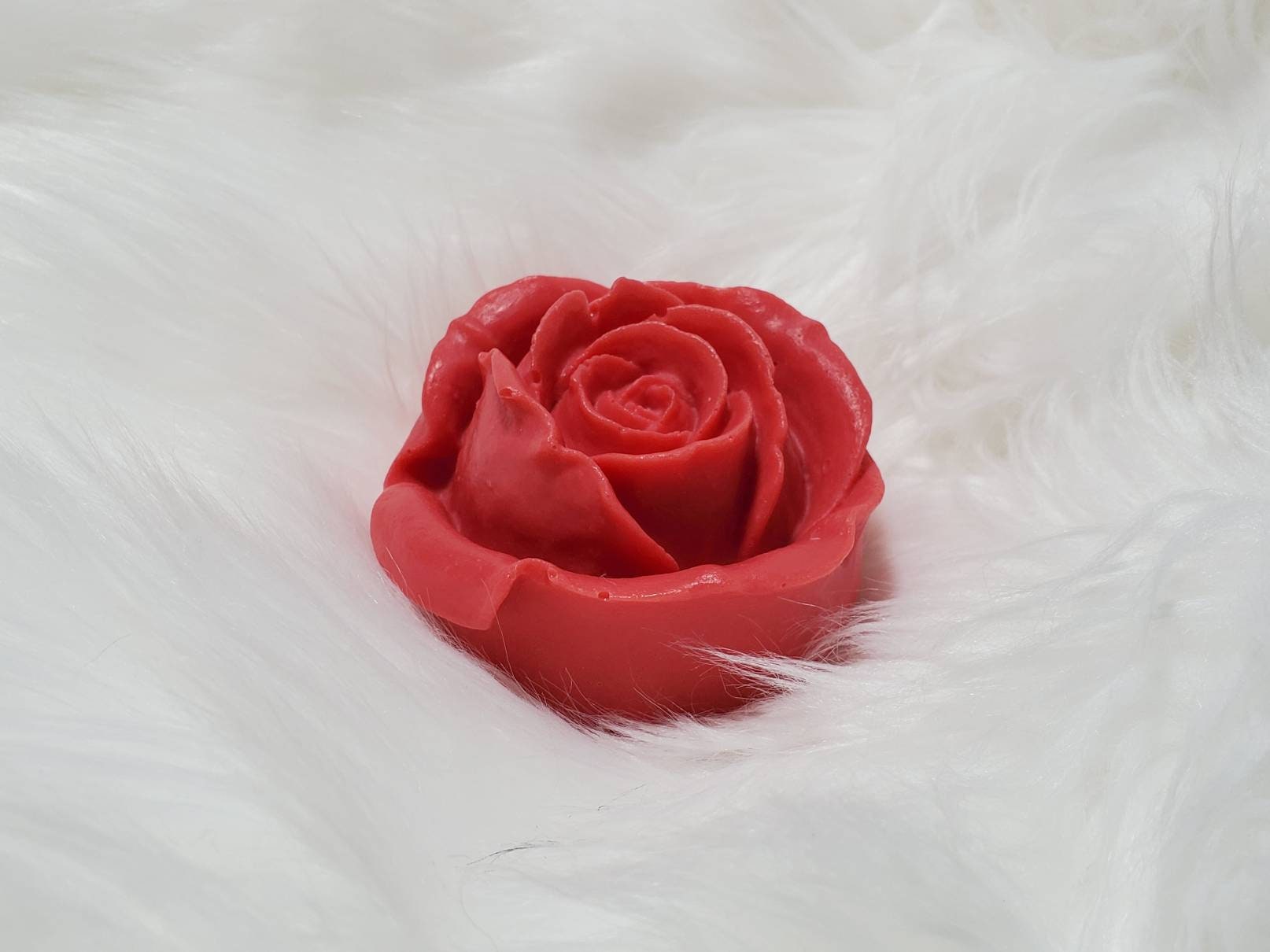 Rose Flower Shaped Soap: Custom Scent and Color, Donkey Milk Soap Base ...