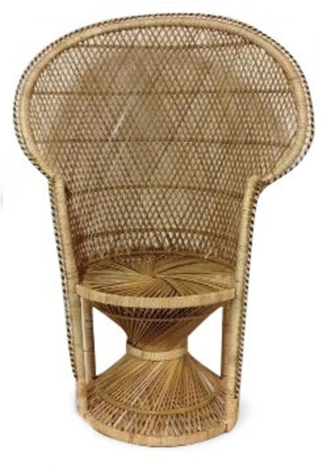 Preorder. Wicker Princess Chair. Ideal for Small Spaces. Handmade ...