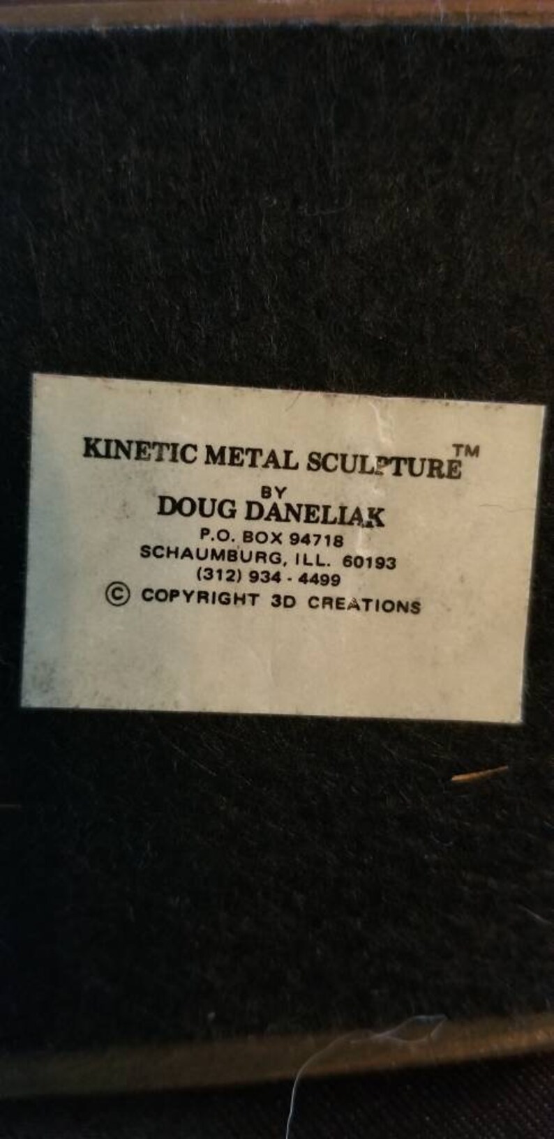 Dentist Sculpture Vintage Metal Kinetic by Doug Daneliak - Etsy
