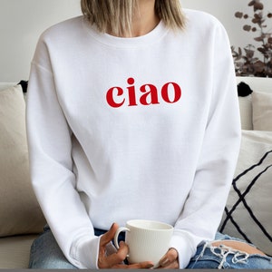 CIAO Women's Shirt, Ciao Italian Vacation Women's Trendy Fashion ...