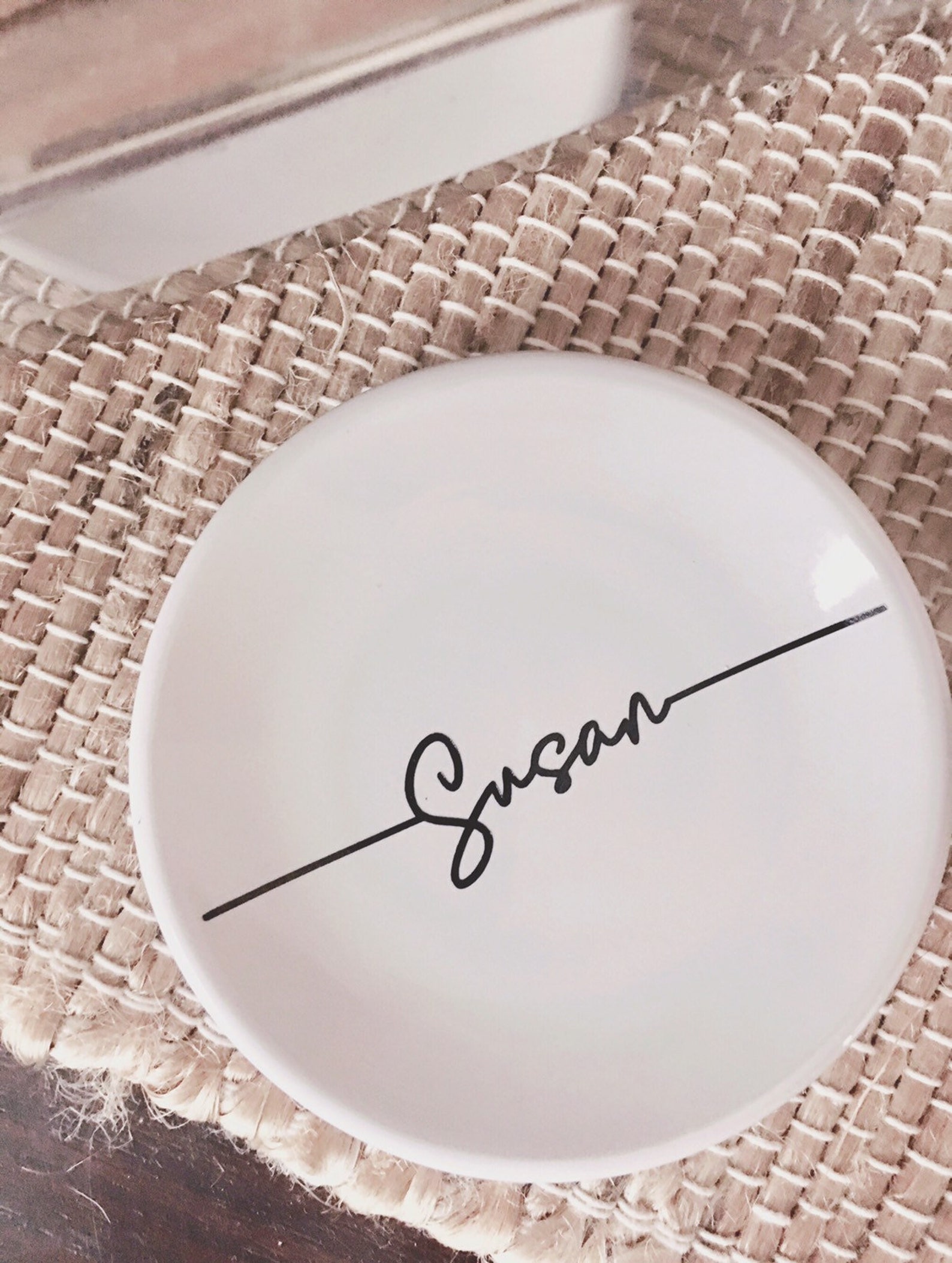 PERSONALIZED JEWELRY DISH Bridesmaid Gift Idea Personalized - Etsy