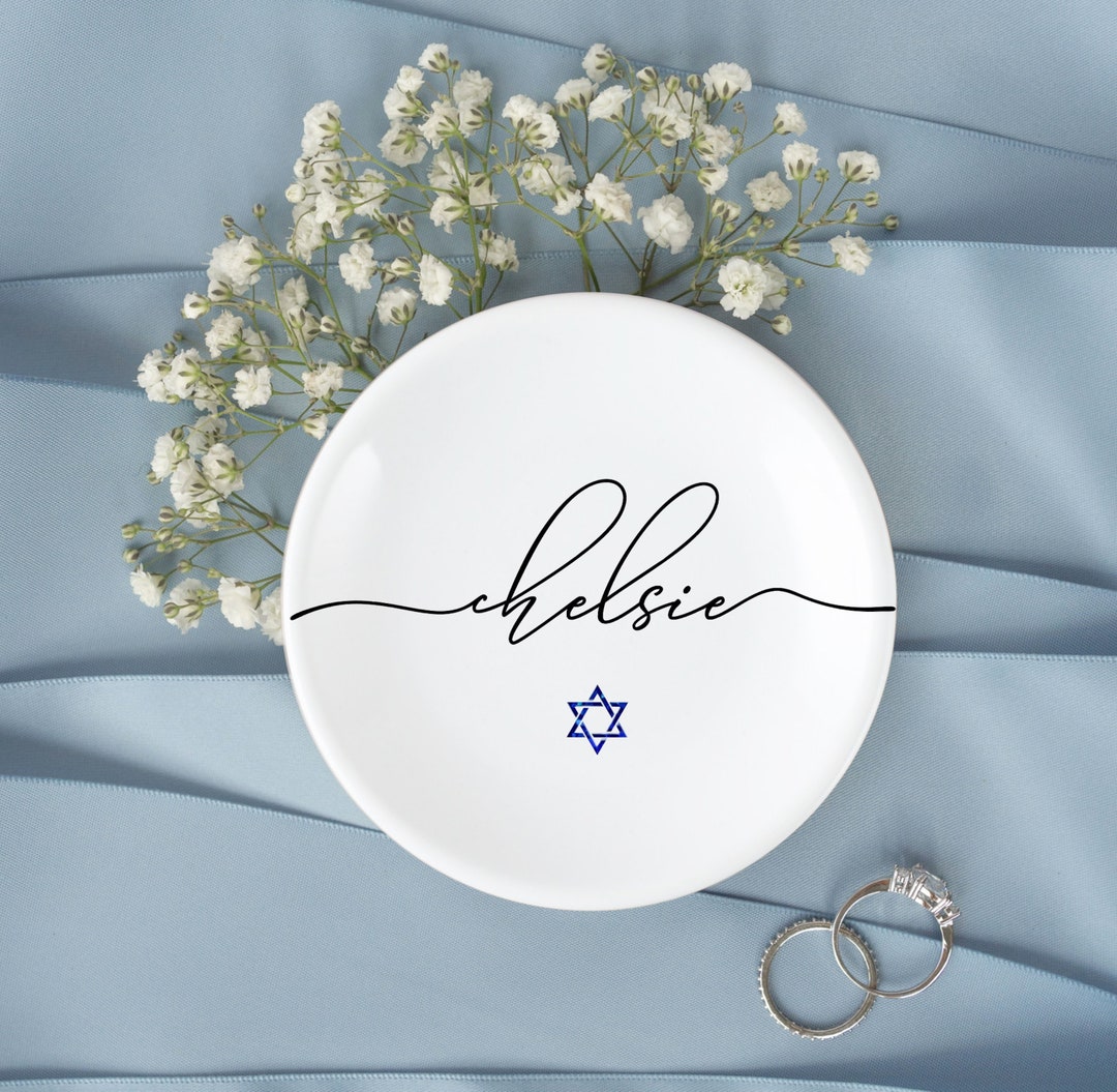 Bat Mitzvah Gift for Her, Personalized Jewelry Dish for Bat Mitzvah ...