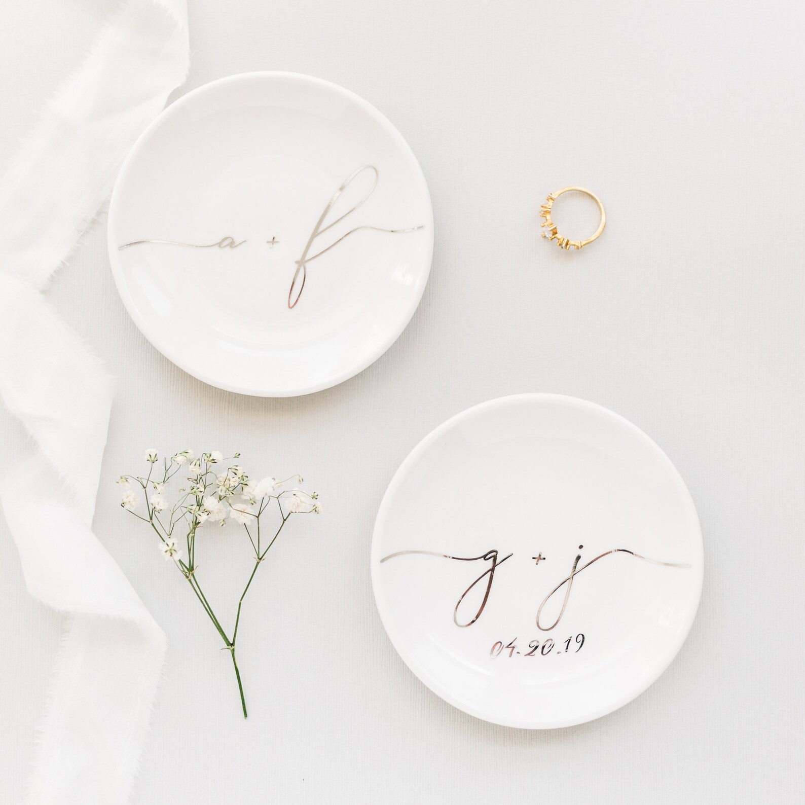 Personalized Gift for Wedding Gift Bride Gift Initial Ring - Etsy