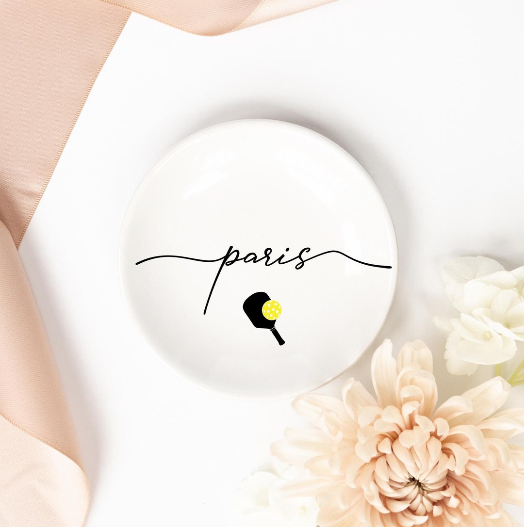 Personalized Pickleball Ring Dish, Pickleball Gift for Her, Pickleball ...