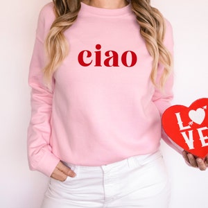 CIAO Women's Shirt, Ciao Italian Vacation Women's Trendy Fashion ...
