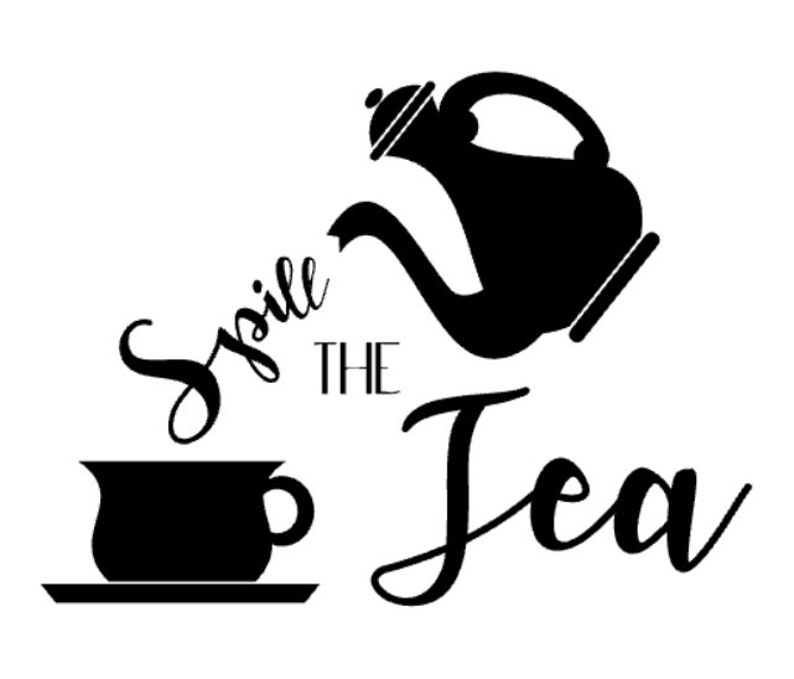 Spill the Tea SVG - Etsy
