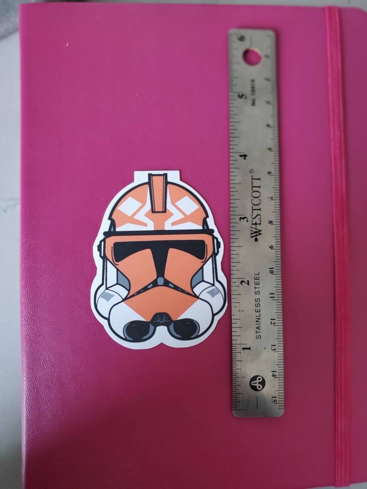 Clone wars ahsoka clone trooper sticker. 332nd | Etsy