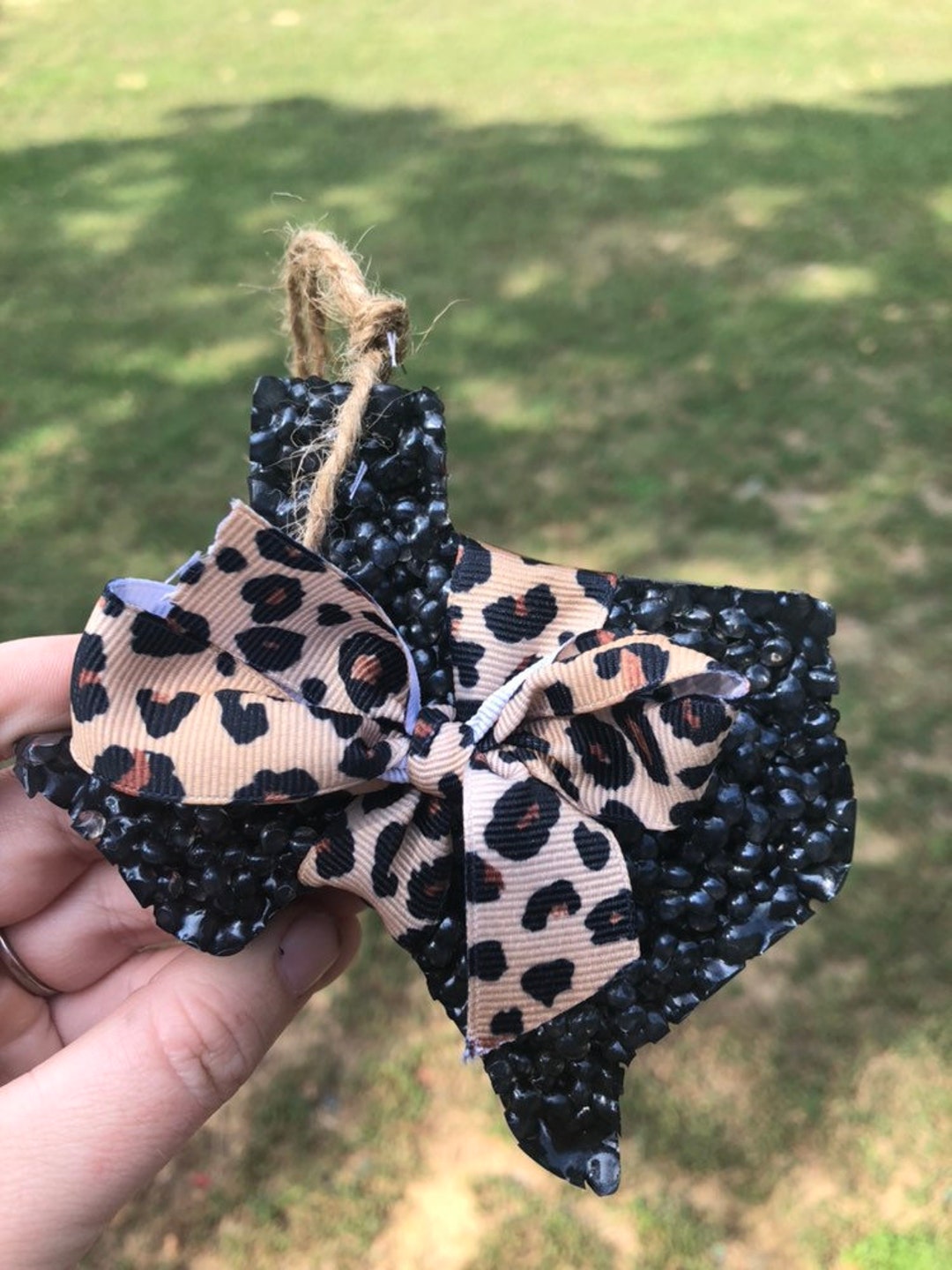 Texas Car Freshie With Bow, Car Scent, Car Freshener, Aroma Bead ...