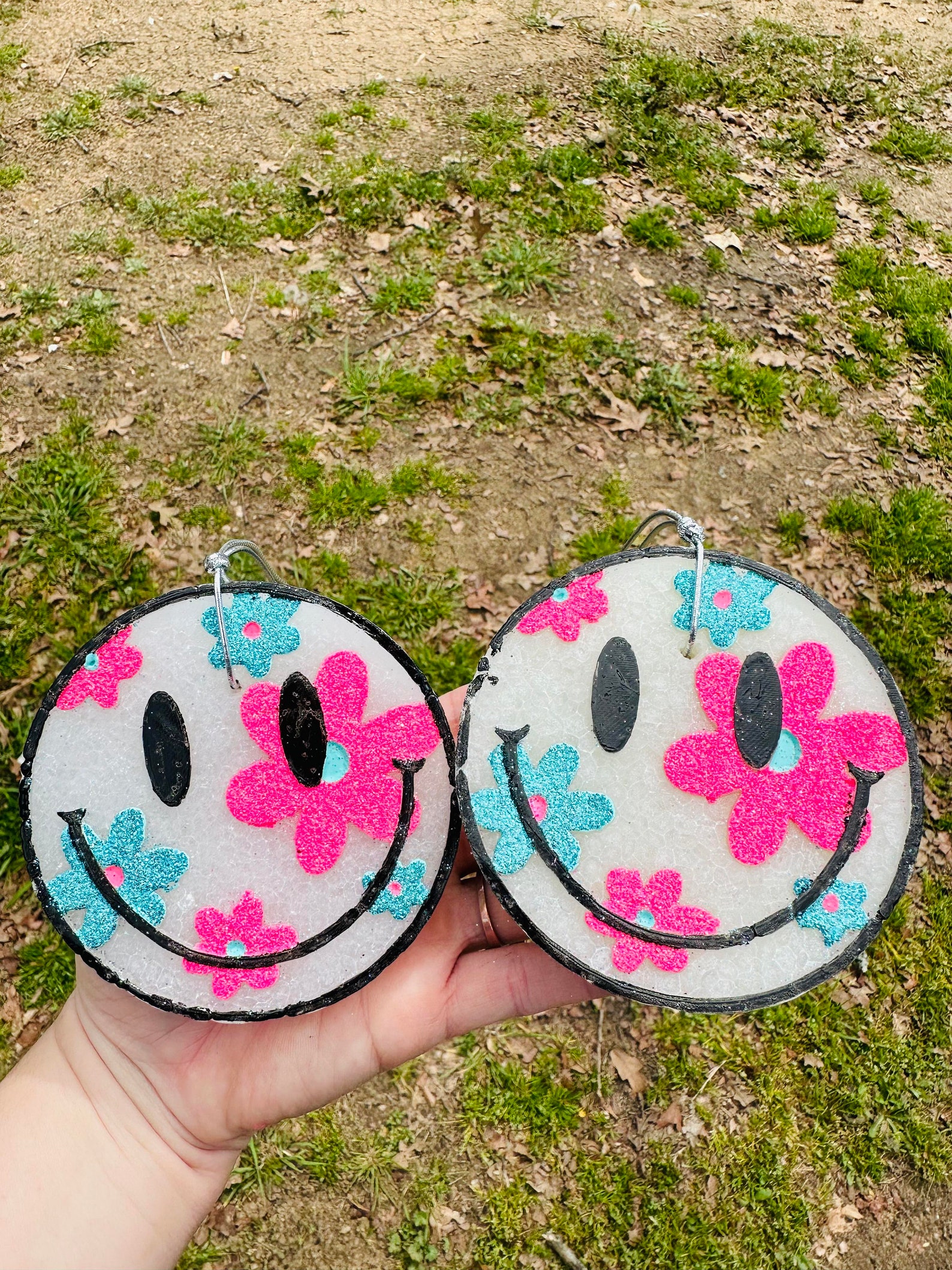 Smiley Face Daisy Car Freshie, Smiley Flower Car Freshie, Wholesale ...