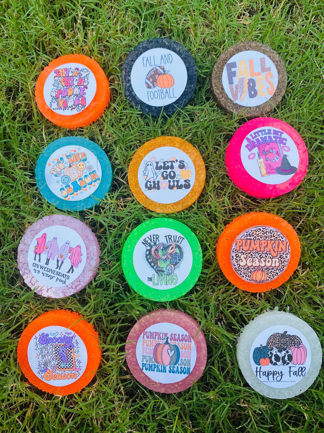 Fall/halloween Cardstock Freshies, Custom Car Freshies, Wholesale Car ...