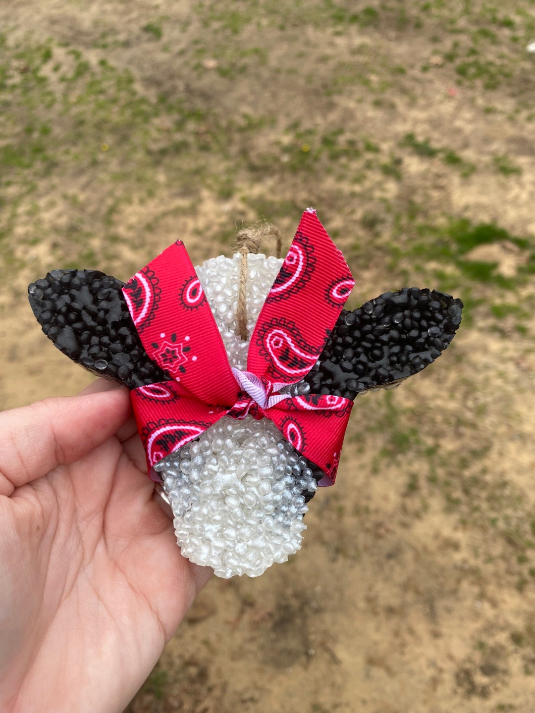 Cow Head Car Freshie, Car Scent, Car Freshener, Aroma Bead Freshies ...