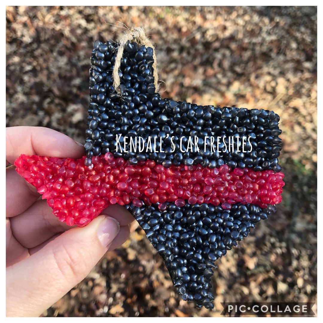 Texas Red Line Car Freshie|candle - Etsy