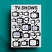 TV Shows Watch List Printable Template - Etsy