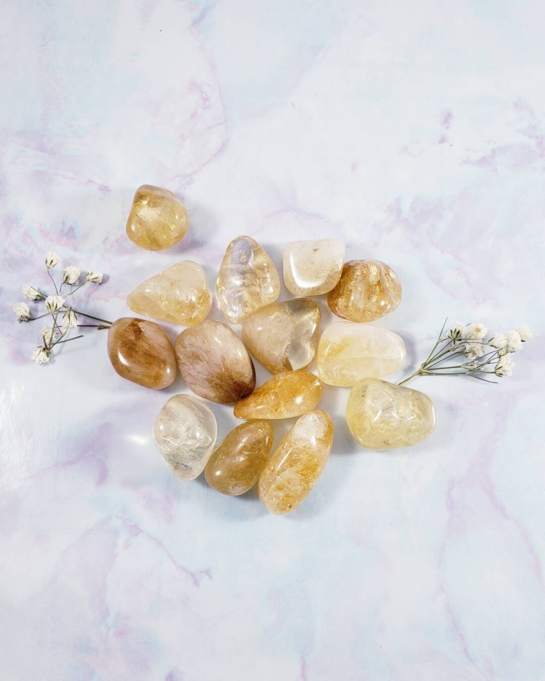 Citrine, Citrine Tumbled Stone, Citrine Tumble Stone, Citrine Crystal ...