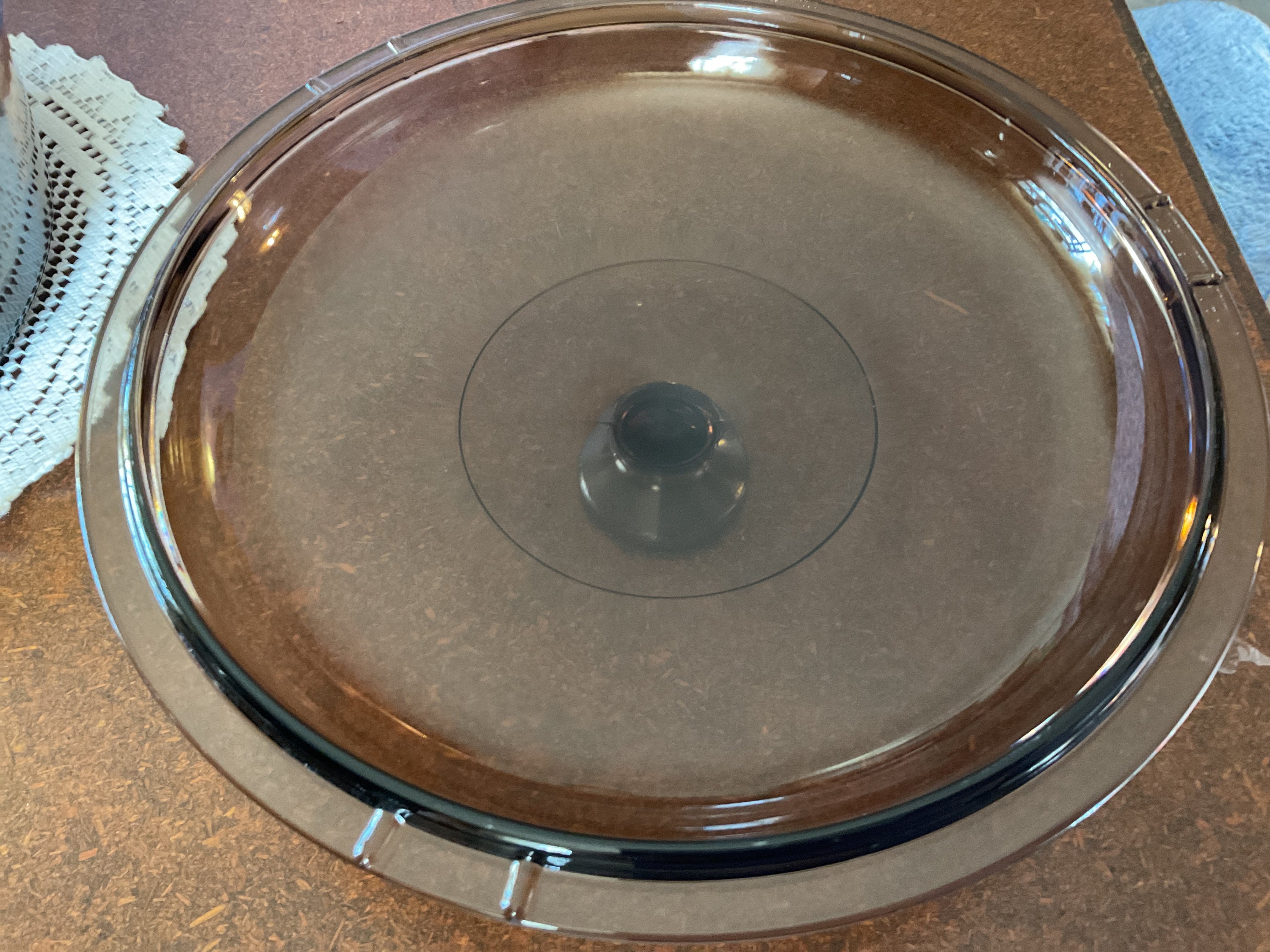 Visionware 10 chicken Fryer With Teflon Bottom,skillet With Lid Amber ...
