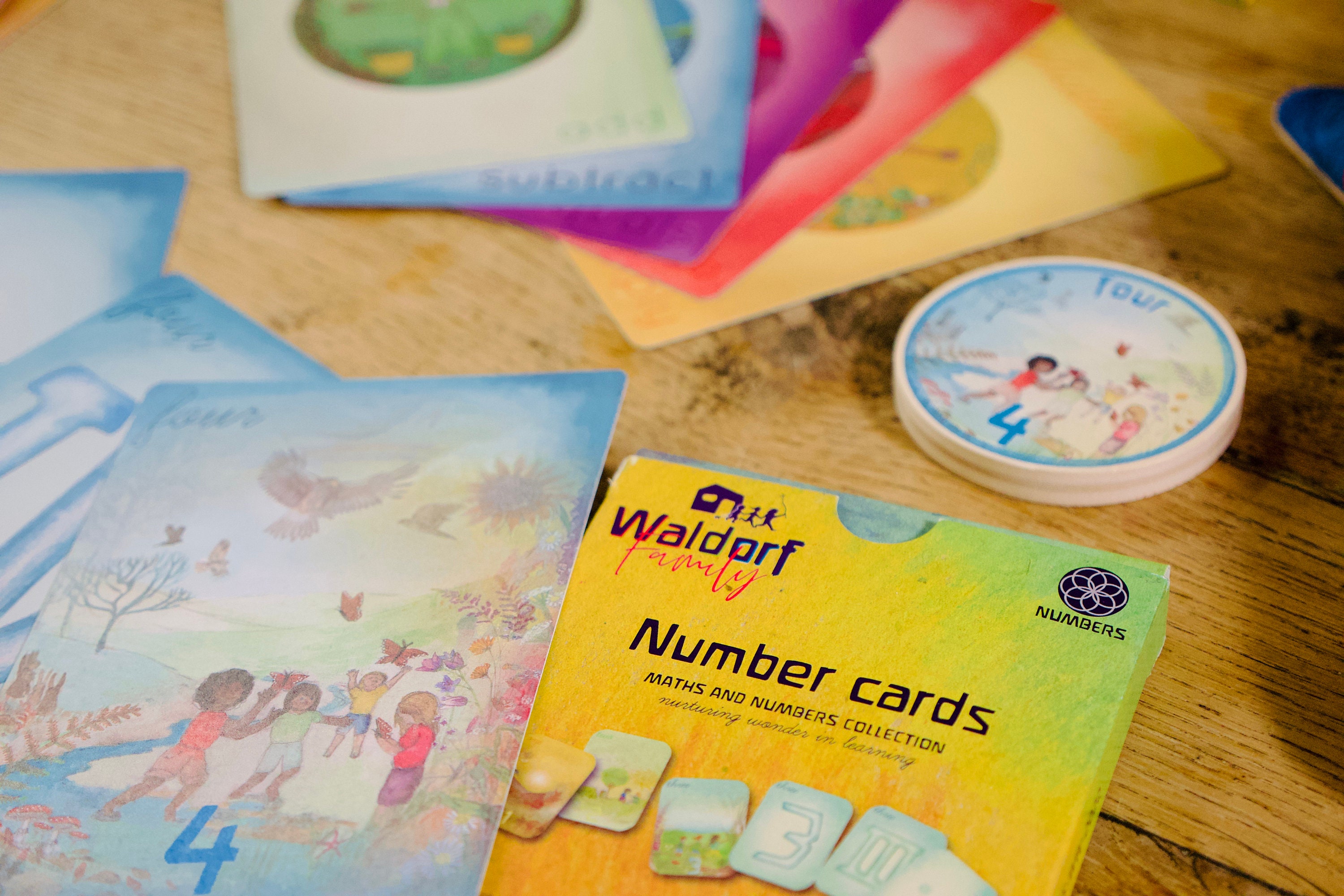Wild Number Cards Set- for Waldorf Family and Homeschool. Stress Free ...