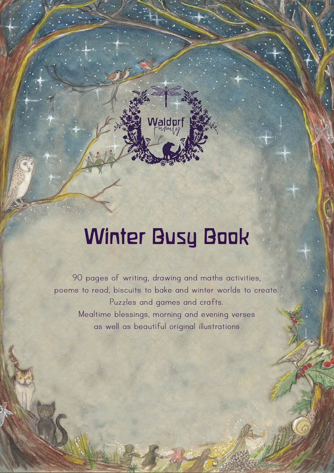Instant Download. winter Busy Little Book, Activity Pack for Children ...