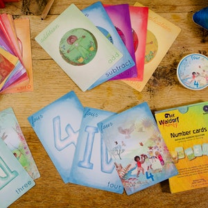 Wild Number Cards Set- for Waldorf Family and Homeschool. Stress Free ...