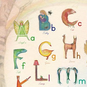 Wild Alphabet Poster - for Waldorf School and Homeschool. Letter ...