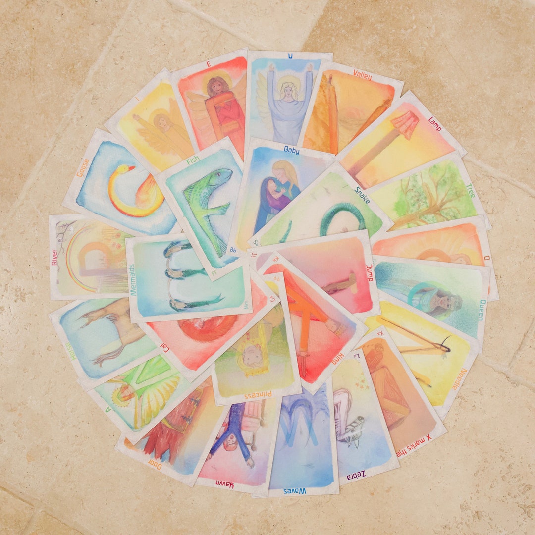 Wilded Alphabet Cards -waldorf Inspired Learning - for Waldorf School ...