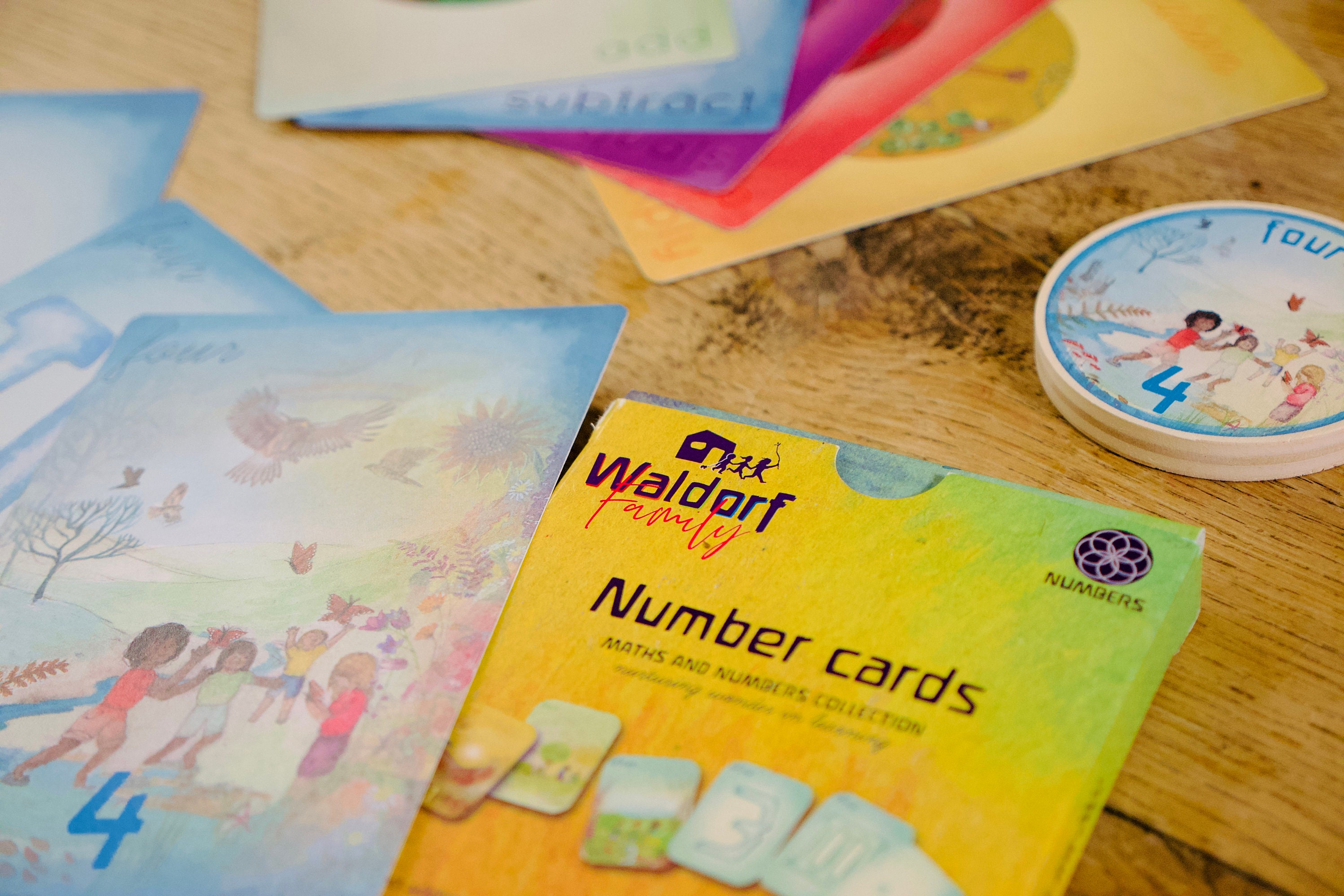 Wild Number Cards Set- for Waldorf Family and Homeschool. Stress Free ...