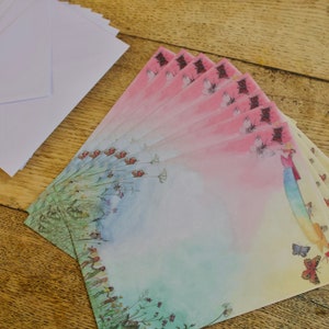 Wild Spring Notepaper Sets- for Waldorf School and Homeschool. Letter ...