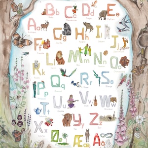 INTERNATIONAL ABC Poster -inspired by Waldorf Education, Perfect for ...
