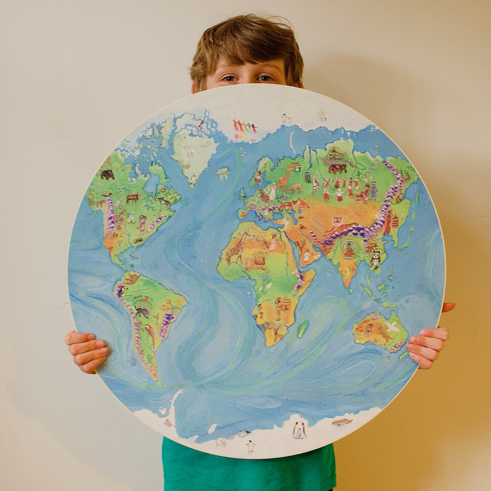 Wild World Map - Etsy