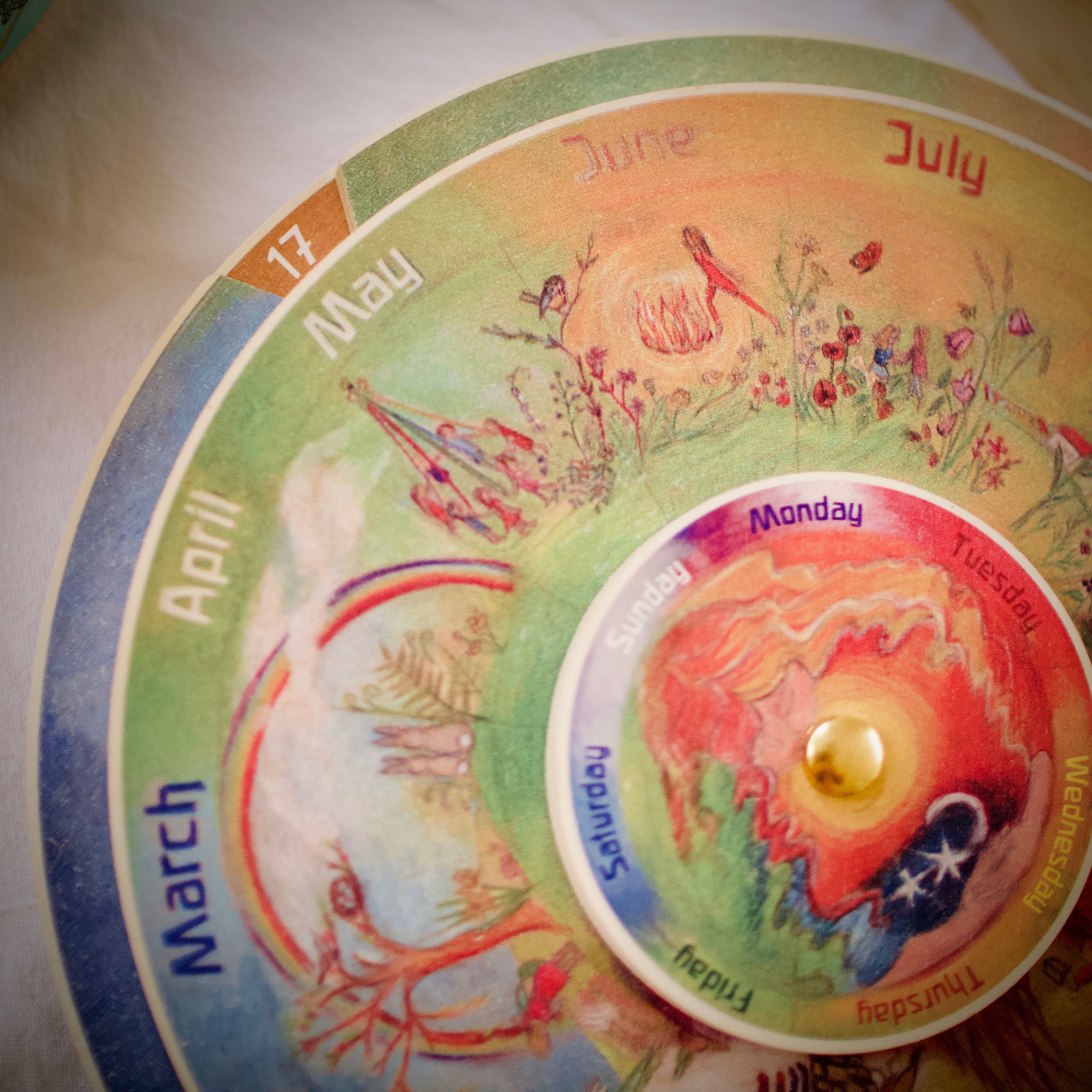 GERMAN _wild Wonders Perpetual Calendar northern Hemisphere - Etsy